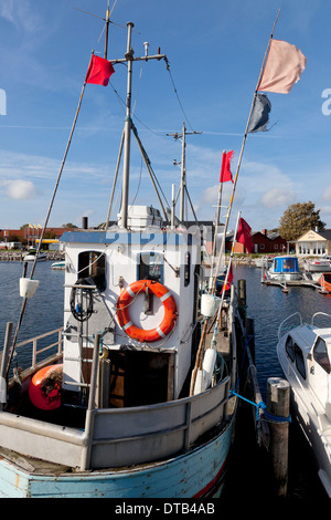 Harbor with Fishing Boats, Thisted, North Jutland, Denmark Stock Photo ...