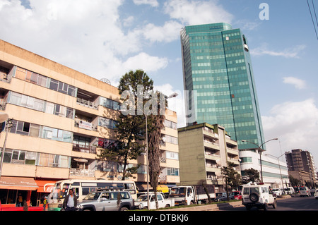 Nani building, Bole road, Addis Ababa, Ethiopia Stock Photo - Alamy