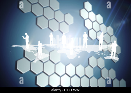 Composite image of international community Stock Photo - Alamy
