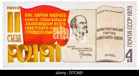 Communist Party of the Soviet Union membership card, 1973 Stock Photo ...