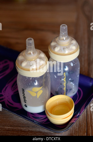 empty baby bottles Stock Photo - Alamy
