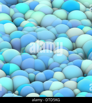 3d bubble balls backdrop in multiple bright colors Stock Photo - Alamy