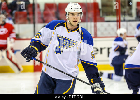 St. Louis Blues left wing Jake Neighbours (63) in the second period of ...
