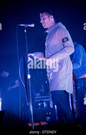 Trezzo sull'Adda Milan Italy. 15th February 2014. The English rock band ...