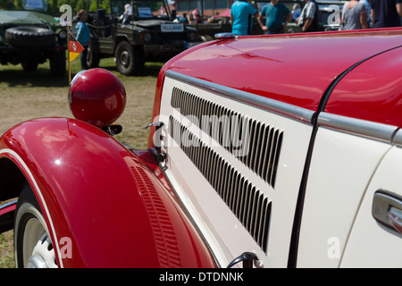 Detail of the two-door convertible DKW F8 Stock Photo - Alamy