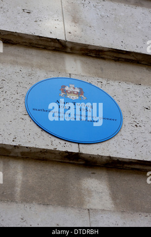 Alan Turing Blue Plaque Cambridge England UK Stock Photo - Alamy
