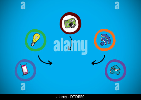 Composite image of computer applications Stock Photo - Alamy
