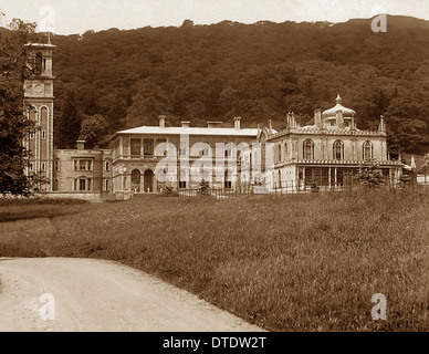 Hafod Hall Victorian period Stock Photo - Alamy