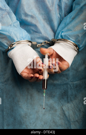 Medical Malpractice And Medicine Fraud. Healthcare Physician In ...