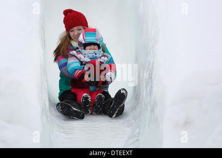 Winterlude Festival. Snowflake Kingdom Jacques Cartier Park Gatineau ...