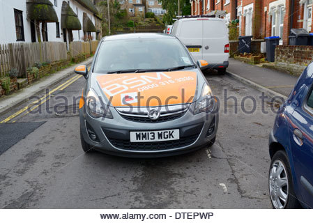 British School of Motoring BSM Learner Driver Vehicle Stock Photo ...