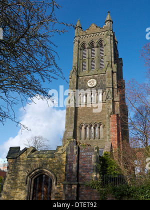 The Christ Church Tower, Crewe town, Cheshire, England, UK Stock Photo ...