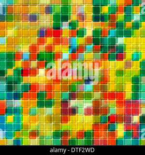 abstract square pixel mosaic background Stock Photo - Alamy