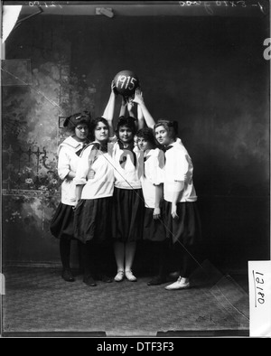 Basketball players from Western College's junior class in 1912 are ...