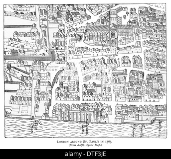 Original old map of Europe from 1865 geography textbook Stock Photo - Alamy