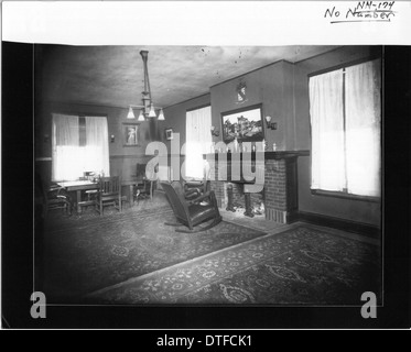 An interior photograph of the Phi Delta Theta house showcases the ...