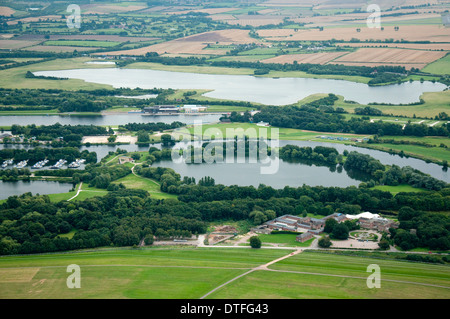 Aerial shot of Colwick Country Park in Nottingham City, Nottinghamshire ...