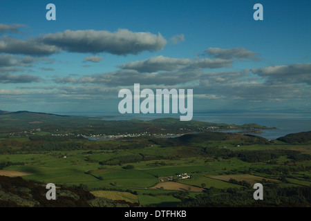 Kippford, a town on the Solway Coast, near Dalbeattie, Dumfries and ...