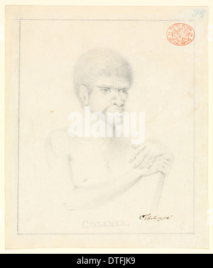 Portrait of an Aboriginal man named Colebee Stock Photo - Alamy