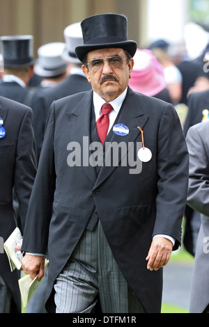 Royal Ascot, Portrait of Sheikh Hamdan bin Mohammed al Maktoum Stock ...