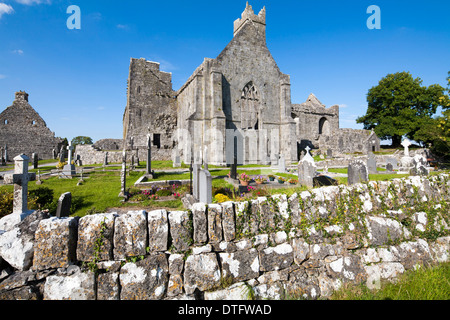 Quin Abbey, Clare, Ireland Stock Photo - Alamy