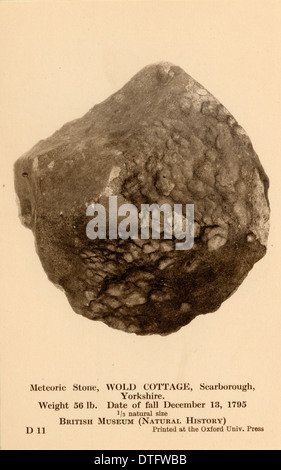 Wold Cottage meteorite Stock Photo - Alamy