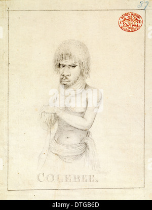 Portrait of an Aboriginal man named Colebee Stock Photo - Alamy