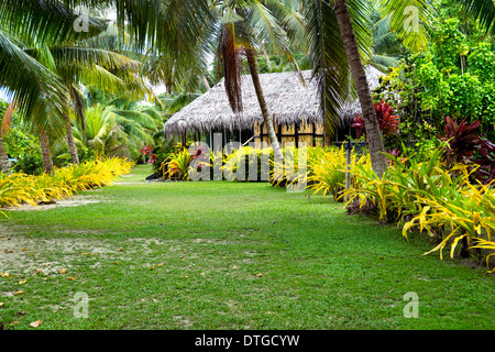 Bure (traditional Fijian house Stock Photo - Alamy