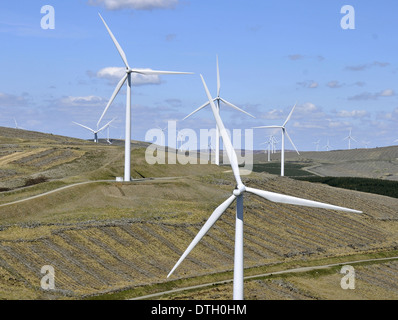 The Clyde Wind Farm in the Southern Uplands of Scotland near Biggar. It ...