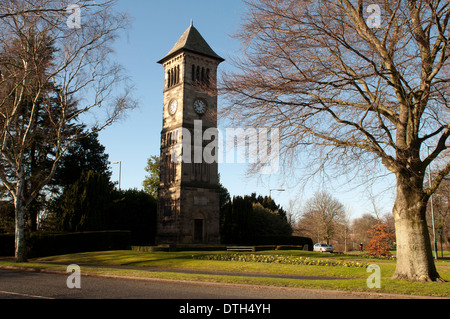 Friary Clock Tower, Lichfield, Staffordshire, England, UK Stock Photo ...