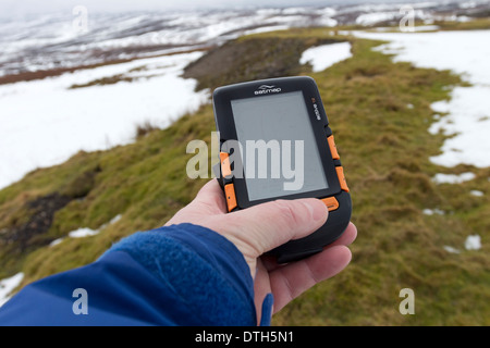 Satmap Active 12 GPS Unit and Ordnance Survey Maps Stock Photo - Alamy