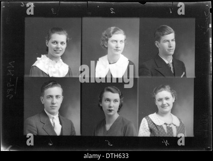 These portraits from the 1935 McGuffey High School yearbook feature ...