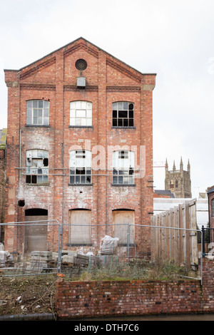 Derelict Victorian factory buildings, Worcester, Worcestershire ...