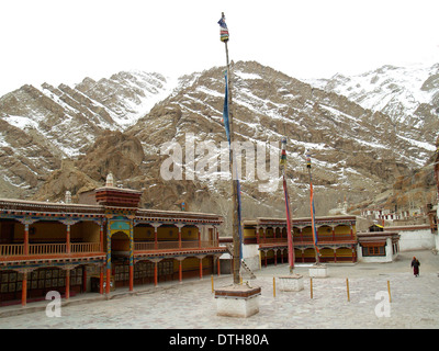 The interior courtyard of the Hemis Monastery,Ladakh Stock Photo - Alamy