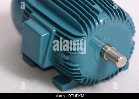a view of the Shaft end of an electric motor Stock Photo - Alamy