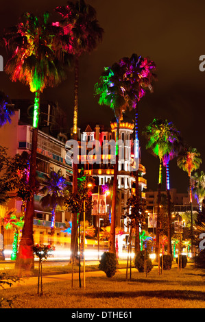 Batumi at night Stock Photo - Alamy