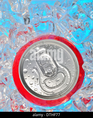 A can of ice cold coke Stock Photo - Alamy