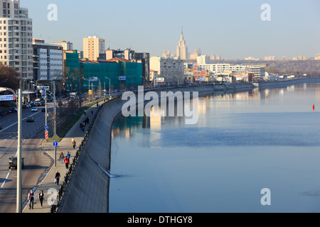 Moskva river, Moskvá-reká, Moscow, Russia Stock Photo - Alamy