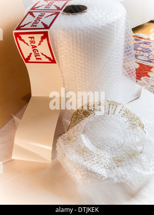 Packing Materials for Fragile Items Stock Photo - Alamy