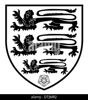 Three 3 Lions heraldic shield red gold coat of arms English heraldry ...