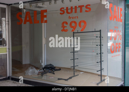 Empty Shop window display Stock Photo - Alamy