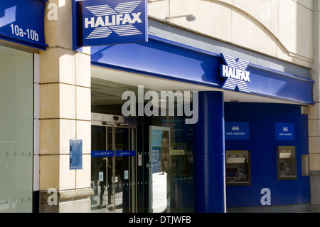 Halifax Bank, Cardiff City Centre, Wales Stock Photo - Alamy