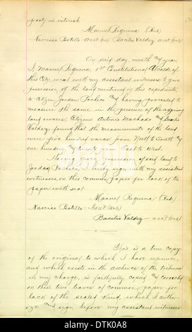 A historical petition by Jordan Pacheco, dated 1836, requesting a grant ...