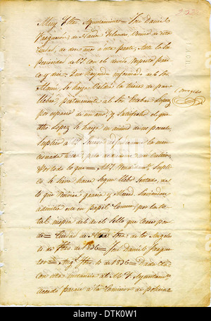 A petition by Jose Daniel Fargueson for an agricultural land grant ...