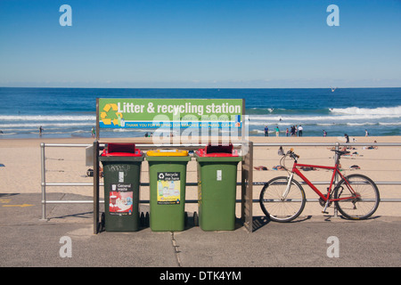 Recycling bins, New South Wales, NSW, Australia Stock Photo - Alamy