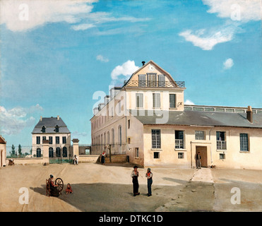 Jean-Baptiste-Camille Corot - House and Factory of Monsieur Henry Stock ...