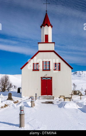 Icelandic Church near Vík í Mýrdal, Iceland Stock Photo - Alamy