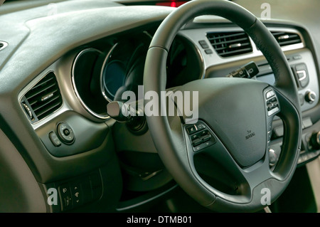Fresh and new car interior Stock Photo - Alamy