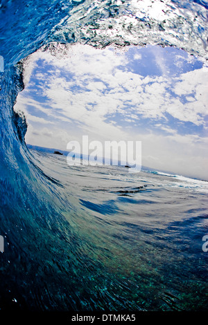 inside a barrel wave water ocean sea Stock Photo - Alamy