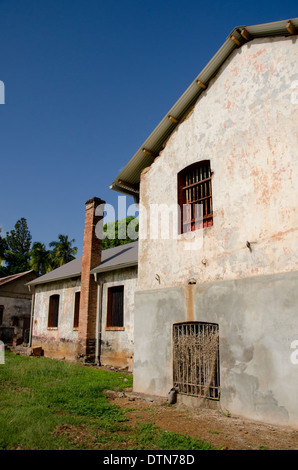 French Guyana Devils Island old prison cell entrance Stock Photo - Alamy